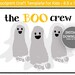 The Boo Crew Ghosts Footprint Craft, Halloween Printable, Ghost ...
