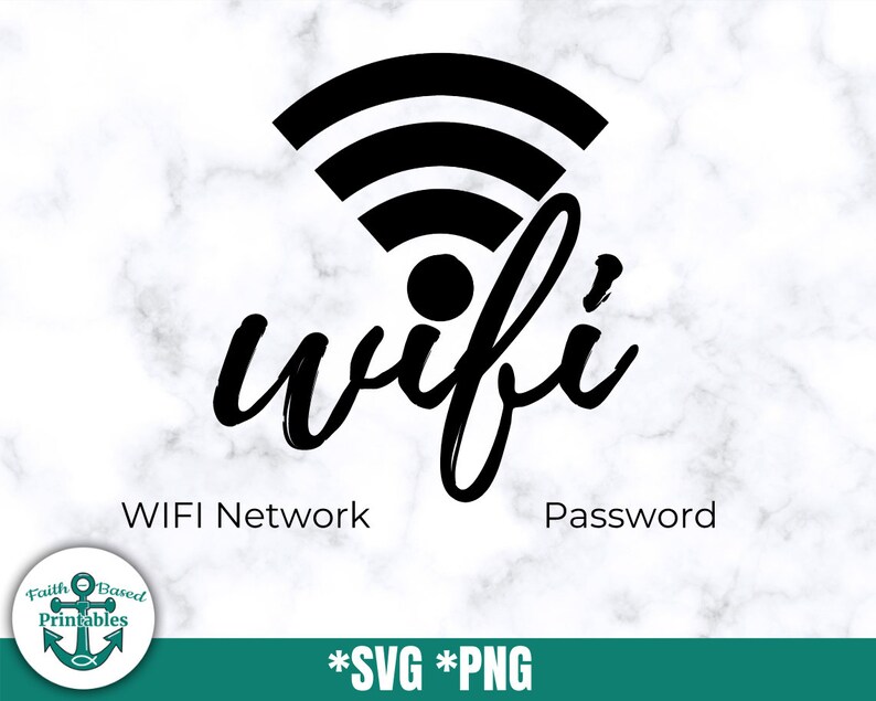 Wifi Password SVG PNG Wifi Password Sign SVG Wifi Sign Digital - Etsy UK