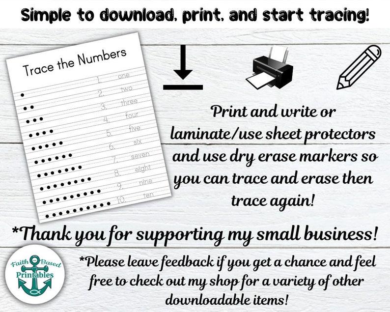 Printable Tracing Worksheet Bundle Alphabet Number Letter - Etsy