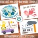 Printable Handprint Card You're Wheelie Great Fathers Day Craft ...