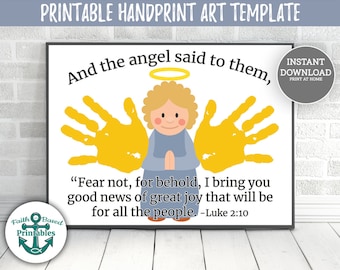 Christmas Handprint Art - Etsy
