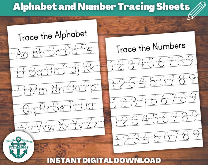 26 ABC Phonics Tracing Cards. Preschool- Kindergarten Handwriting and ...