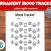 Christmas Ornament Mood Tracker Printable December Moods Daily Habit ...