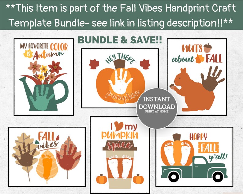 Nuts About Fall Squirrel Handprint Craft Kids Fall Handprint - Etsy