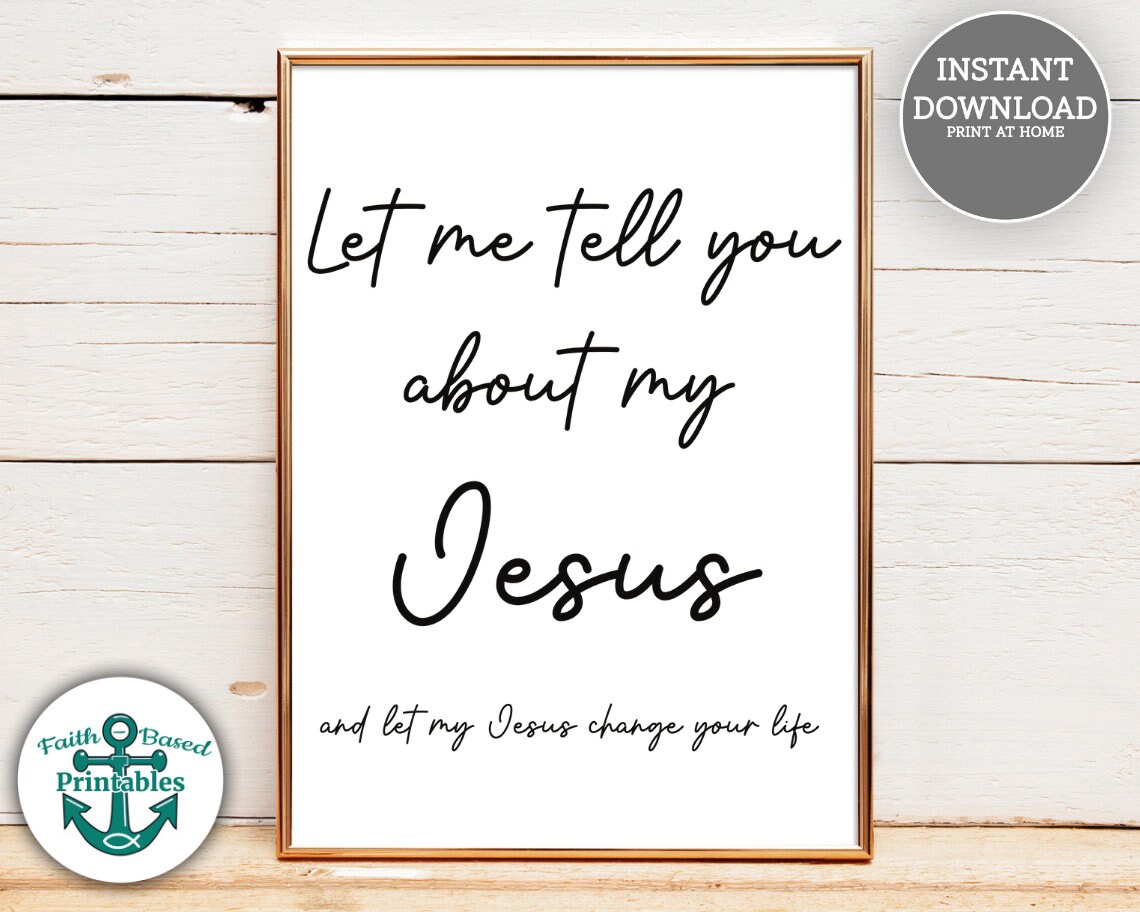 Jesus Changed My Life