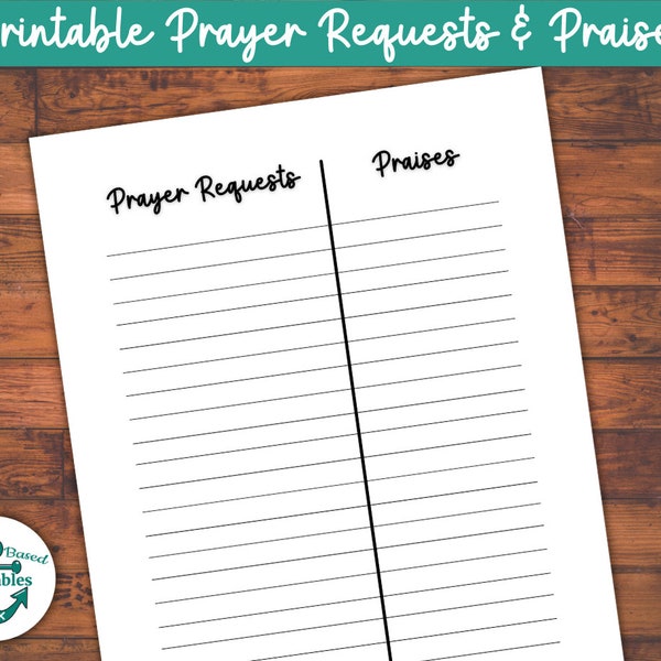 Prayer Box Printable - Etsy