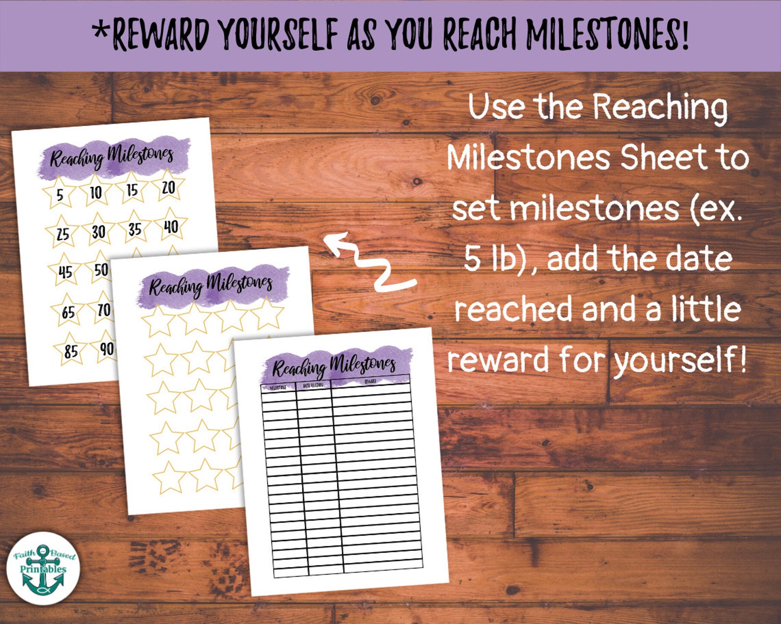 Purple Weight Loss Journal Printable Meal Planner Template PDF Weight ...