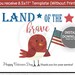 Veterans Day Handprint Card, Land of the Brave Handprint Craft ...