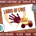 Loads of Love Handprint Dump Truck Printable Handprint Art - Etsy