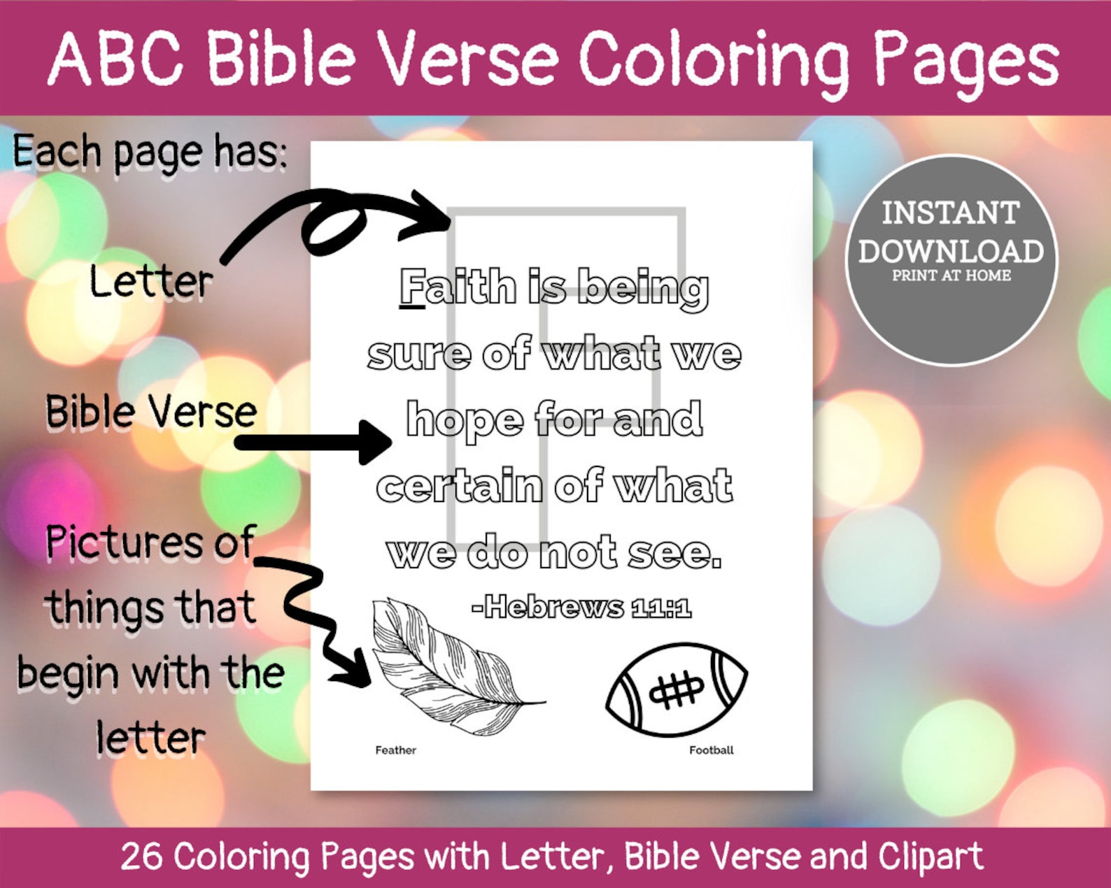 Christian Homeschool Prek Printable ABC Devotion for Kids ABC - Etsy