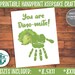 Printable Handprint Craft You Are Dino-mite Birthday Card Father's Day ...