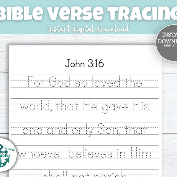 John 3 16 - Etsy