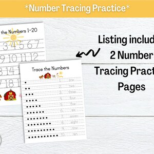 Custom Name Tracing Sheets Handwriting Practice Sheet Farm Themed Busy ...