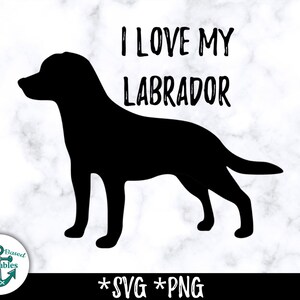 Labrador SVG Yellow Lab SVG I Love My Labrador SVG Labrador - Etsy