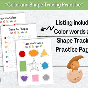 Custom Name Tracing Bundle Handwriting Practice Sheet Sheets Dinosaur ...