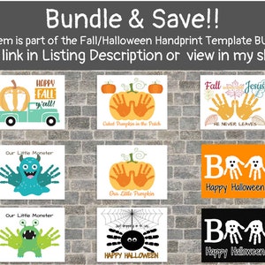 Our Little Pumpkin Handprint Craft, Fall Handprint Art, Fall Craft for ...