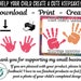 The Best Mom Hands Down Printable Gift for Mother's Day Handprint Art ...