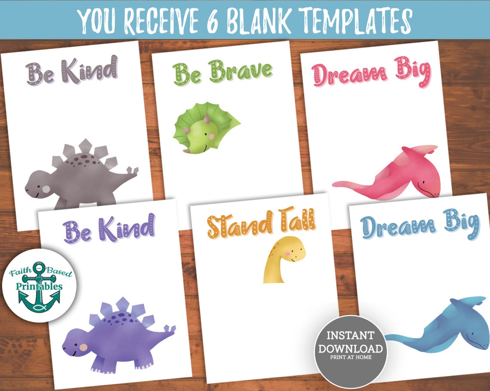 Printable Dinosaur Handprint Craft Bundle Dino Hand Print Wall Art ...