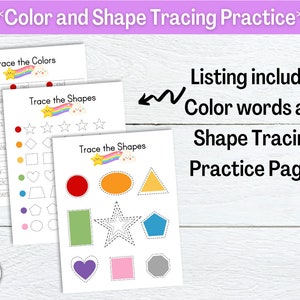 Printable Tracing Worksheet Bundle Cute Sunshine Alphabet Number Letter ...