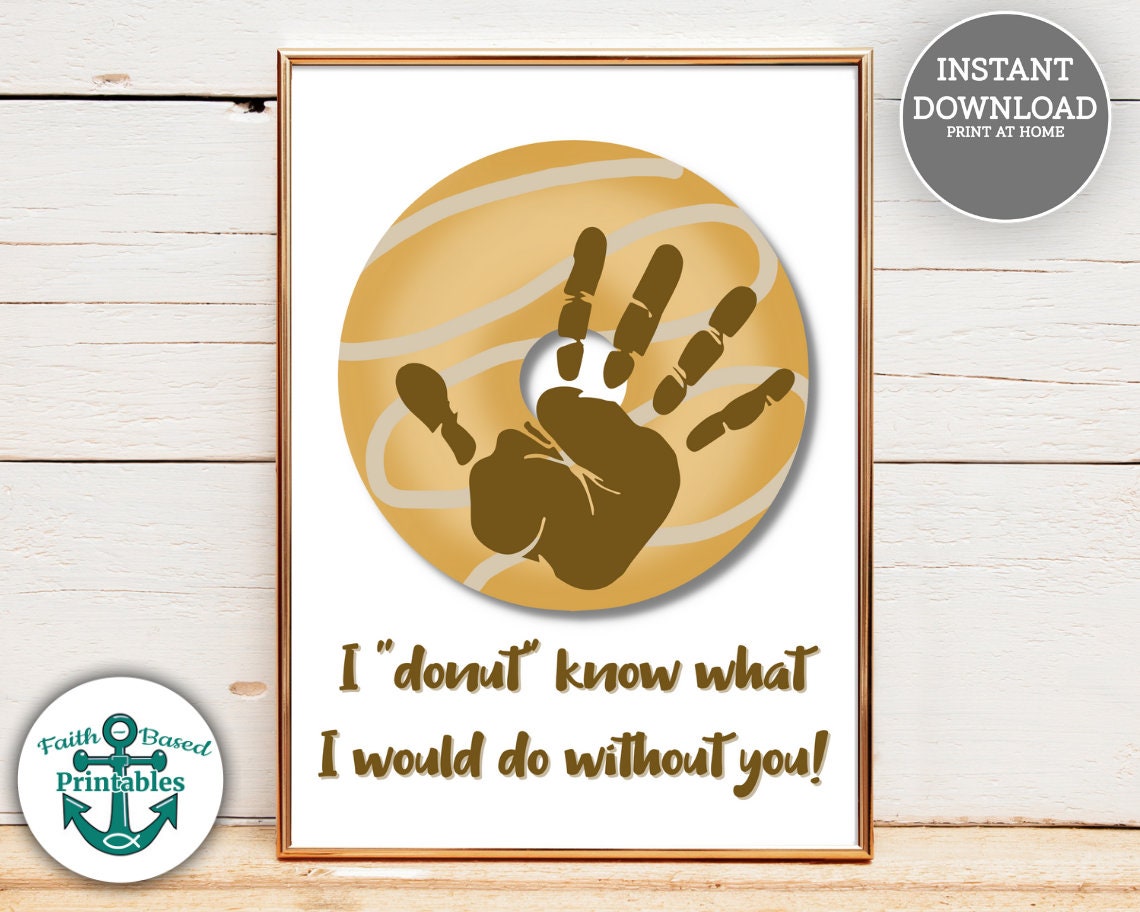 Teacher Appreciation Printable I Donut Know What I Would Do - Etsy