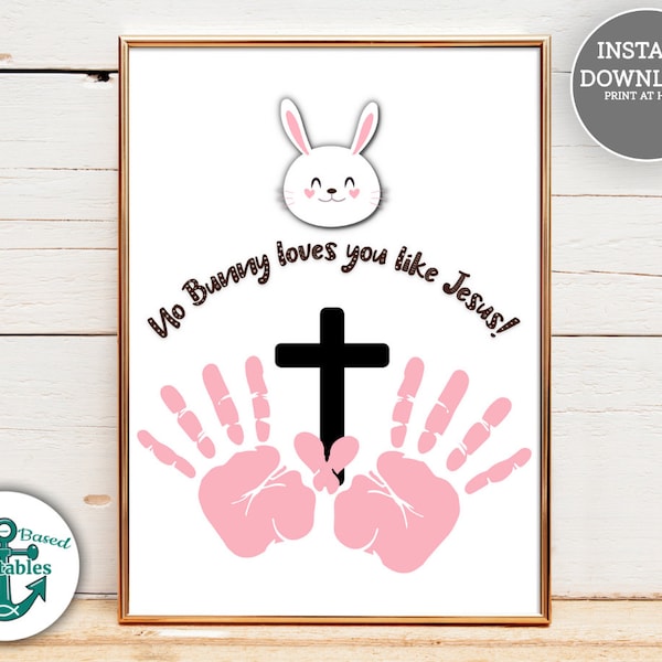 No Bunny Loves You Like Jesus - Etsy