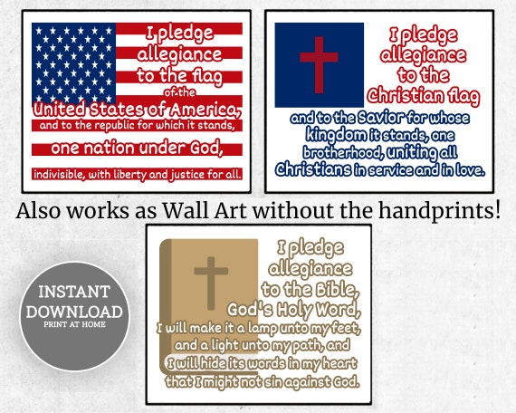 Pledge To The Christian Flag Words