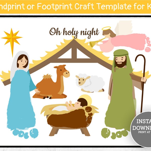 Christmas Handprint - Etsy