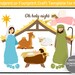 Christmas Nativity Scene Footprint Craft, Footprint Nativity, Oh Holy ...