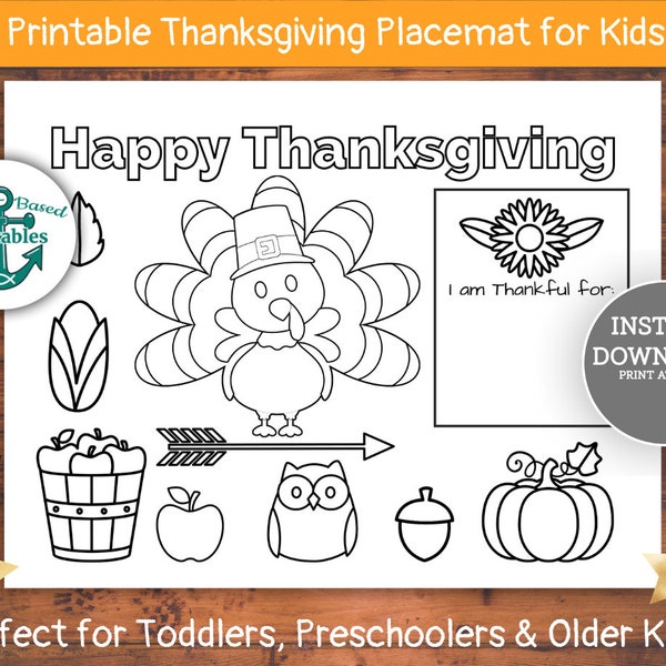 Turkey Placemats - Etsy