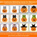 Halloween Matching Game, Pumpkin Matching Activity, Pumpkin Game ...