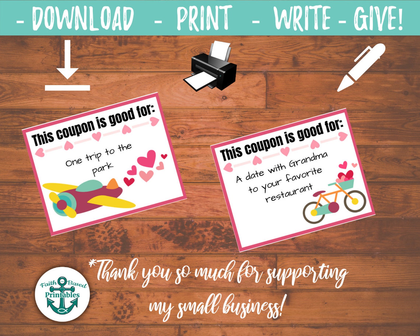 Printable Valentines Coupons for Kids Reward Coupons for Kids - Etsy