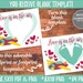 Love is in the Air Valentines Footprint Craft Printable Valentine ...