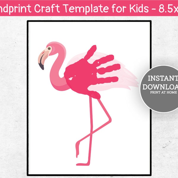 Flamingo Print - Etsy