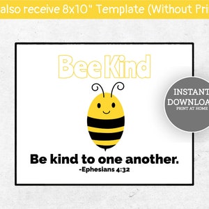 Christian Homeschool Prek Bee Kind Handprint Craft, Handprint Bee ...