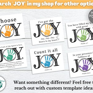 I've Got the Joy Handprint Craft Template Printable Art Joy Down in My ...