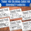 Printable Thank You Card for Community Workers Thank You Coloring Card ...