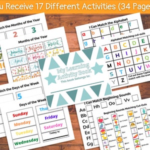 Preschool Binder Printable Preschool Worksheets Preschool Learning ...