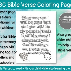 ABC Scripture Coloring Pages Printable Bible Coloring Pages for Kids ...