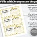 Printable Happy New Year Coupon Book Template Blank Coupons - Etsy