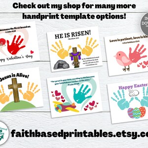 Easter Handprint Craft Matthew 28:6 Hand Print Art Empty Tomb Christian ...