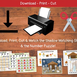 Christmas Activity Bundle 1 Christmas Busy Book for Toddler Printable ...