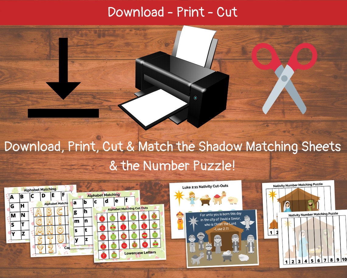 Christmas Activity Bundle 1 Christmas Busy Book for Toddler - Etsy