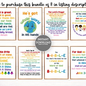 He's Got the Whole World in His Hands Printable Christian Kids Signs ...