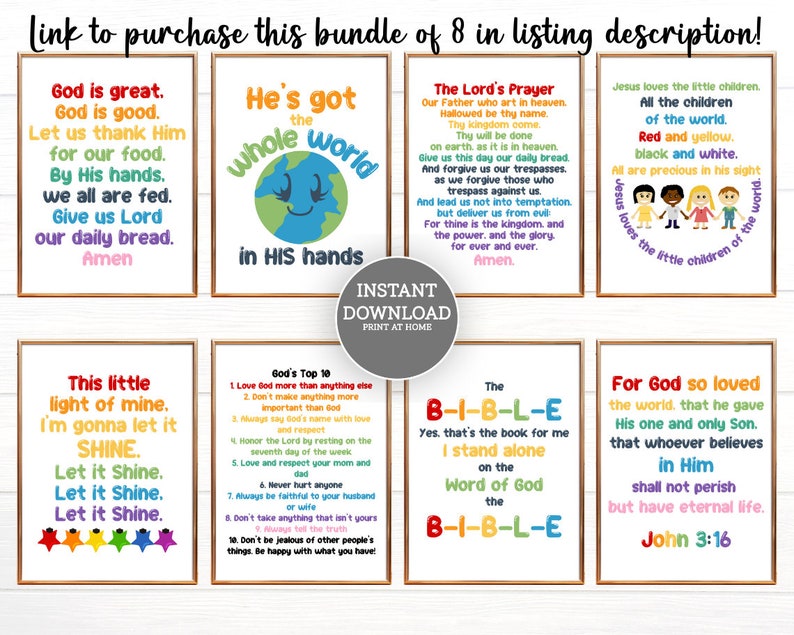 He's Got the Whole World in His Hands Printable Christian - Etsy