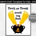 Halloween Witch Footprint Craft Trick or Treat Smell My Feet - Etsy