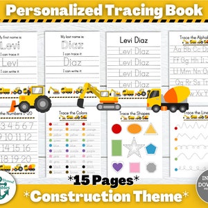Personalized Name Tracing Bundle | Handwriting Practice Sheets ...