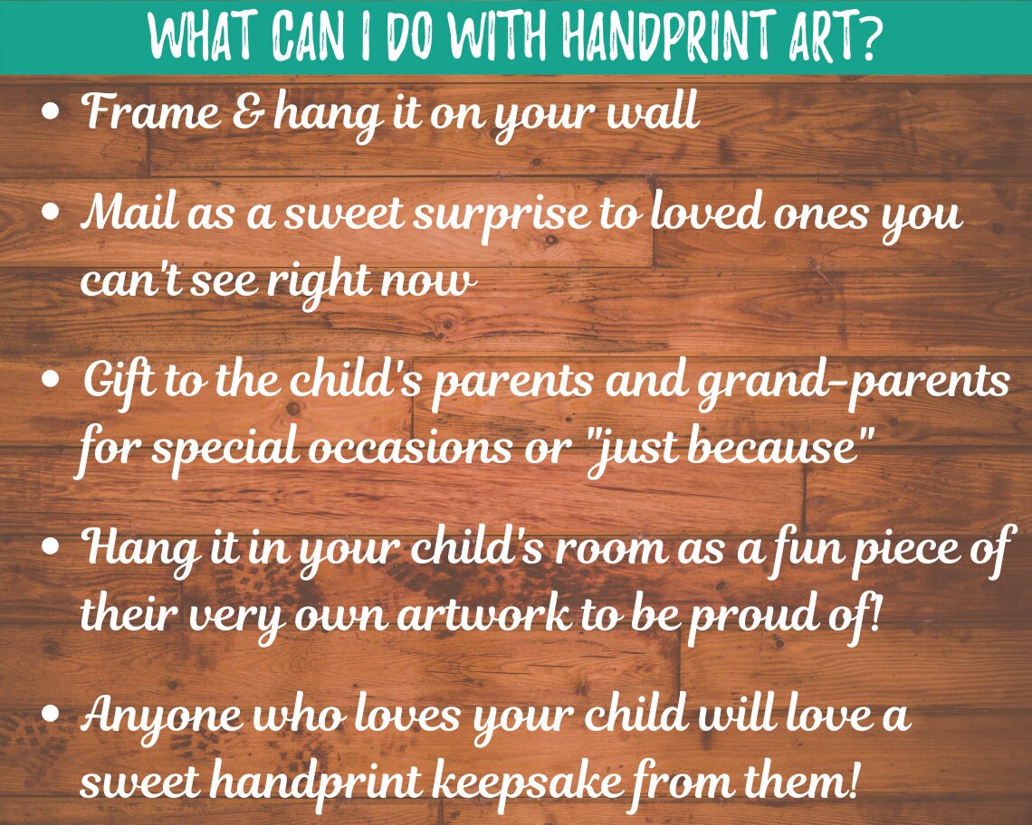 Printable Handprint Keepsake Bundle This is the Hand You Used - Etsy