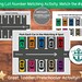 Preschool Worksheets Parking Lot Number Matching Printable Car | Etsy