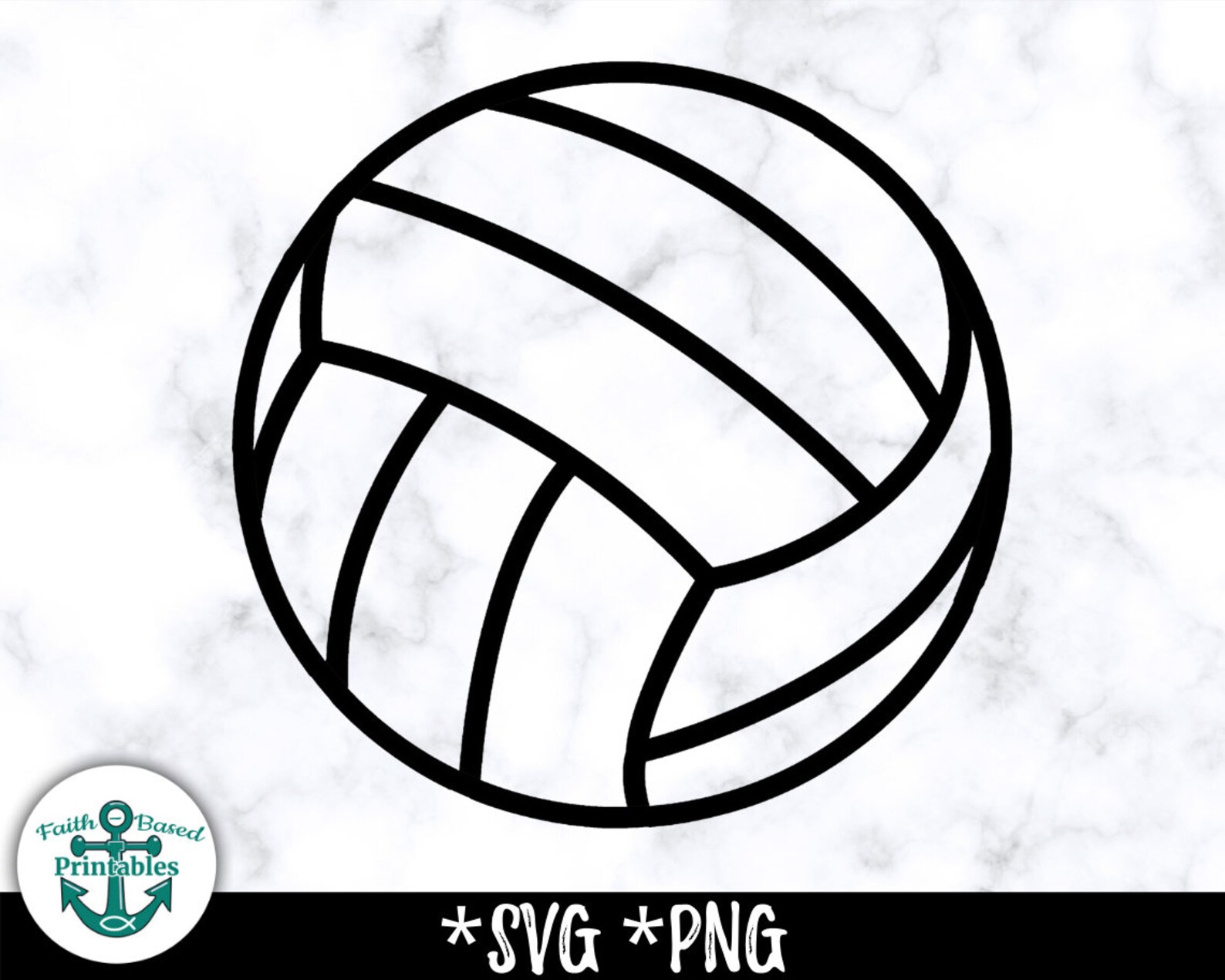 Volleyball SVG Bundle Simple Volleyball SVG Volleyball PNG | Etsy