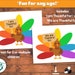 Printable Thankful Turkey for Kids Colorful Thanksgiving Crafts for ...